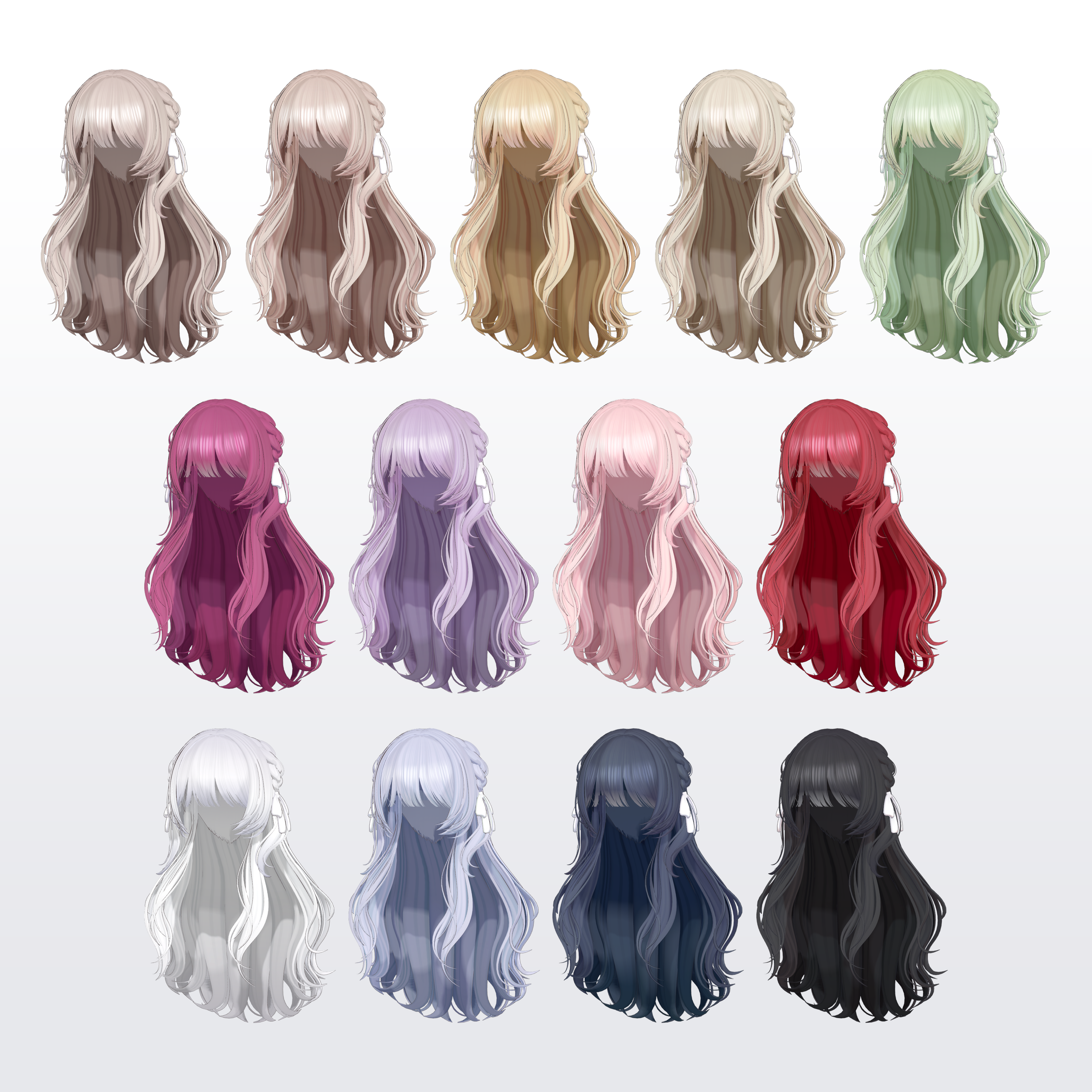 【VRC Hair】 Luv hair ♡゛ - Yukiro - BOOTH