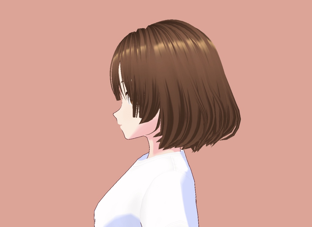 【VRoid】テクスチャ 髪のツヤベタ風シャドウ - sasa - BOOTH