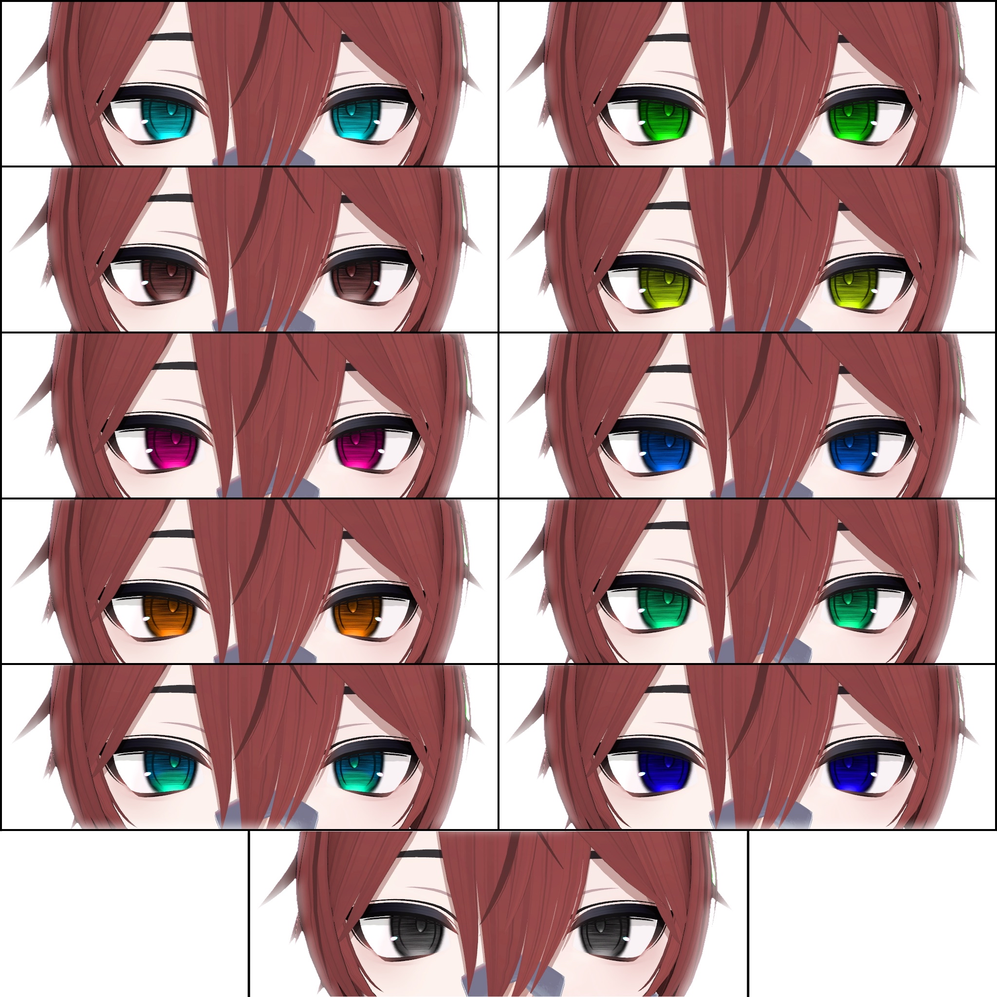 Noiz: RE - Dark makeup + Eye texture - OBSERVER - BOOTH