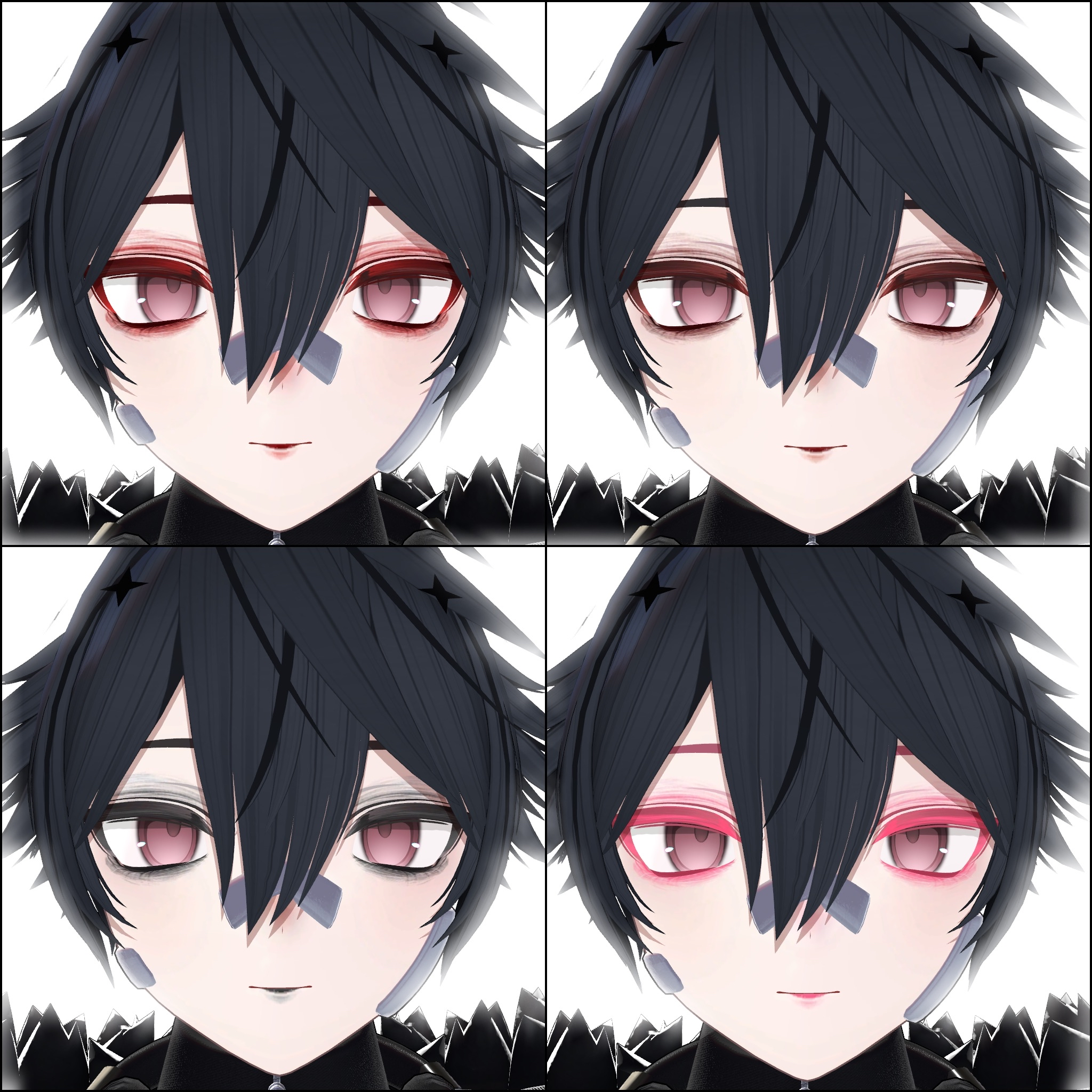 Noiz: RE - Dark makeup + Eye texture - OBSERVER - BOOTH