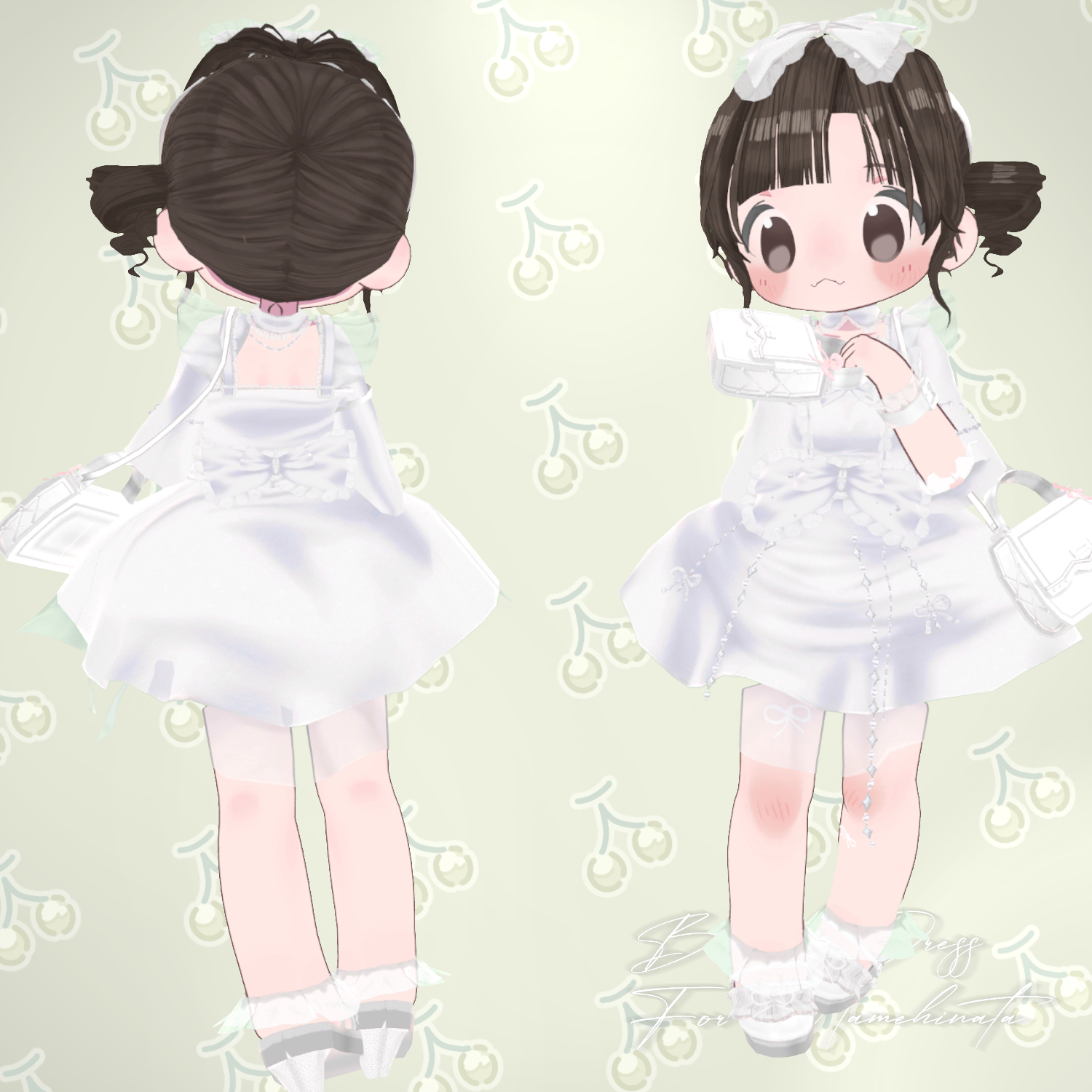 「まめひなた」 Babydoll Dress for Mamehinata - CHU♡ING GUM - BOOTH