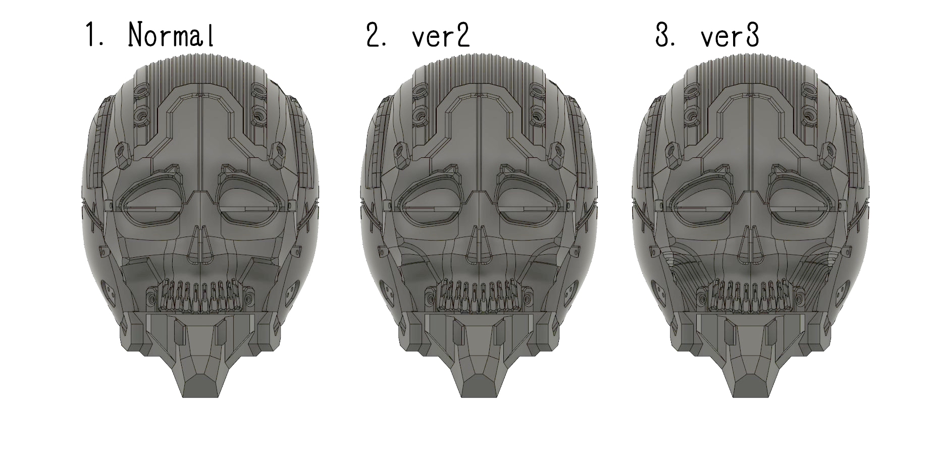 SKINNER Mask パーツ選択式セミオーダー - LIVEinVITRO - BOOTH