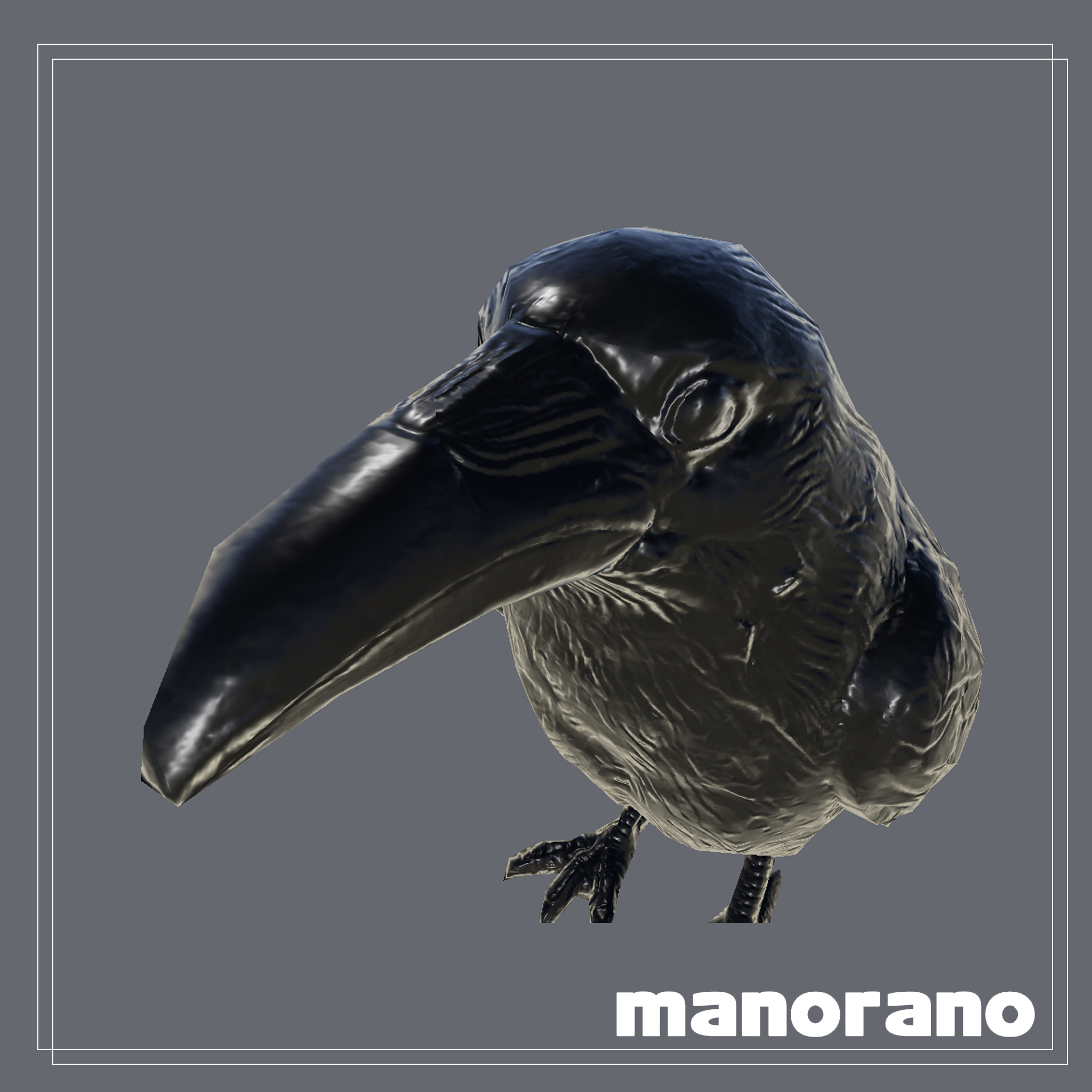 カラス-Crow【VRChat】 - まのらの - BOOTH