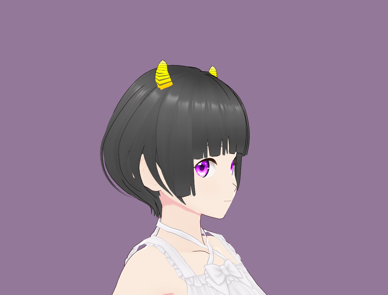 FREE - Space Oni Horn Preset for VRoid Stable - lampdevil - BOOTH