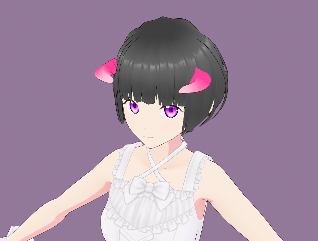 FREE - Pink Succubus Horns Preset for VRoid Stable - lampdevil - BOOTH