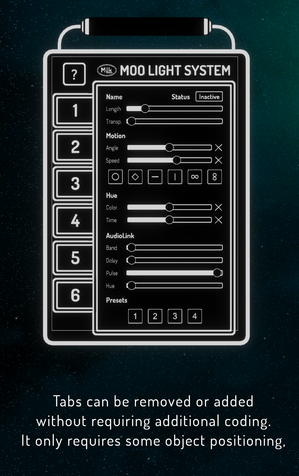 Moo Light System 2.3 with AudioLink Support - PC - Android (ライトシステム ...