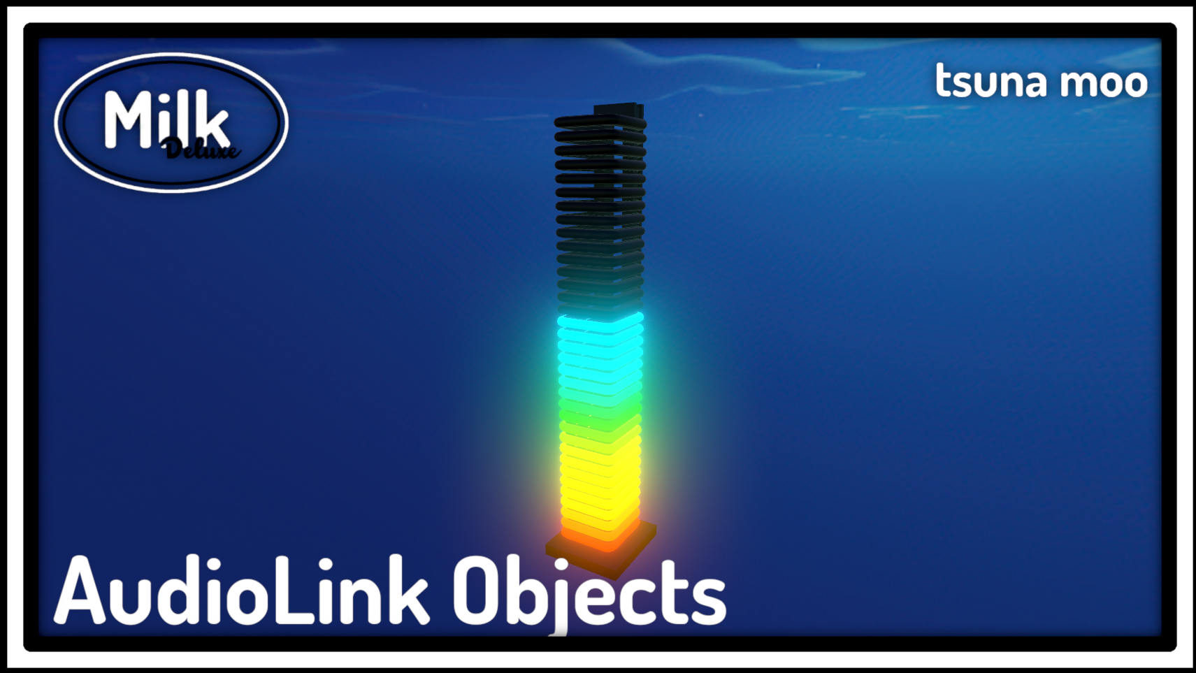 Audiolink Visualizer Object Pack (ビジュアライザーオブジェクトパック) - Milk Deluxe - BOOTH