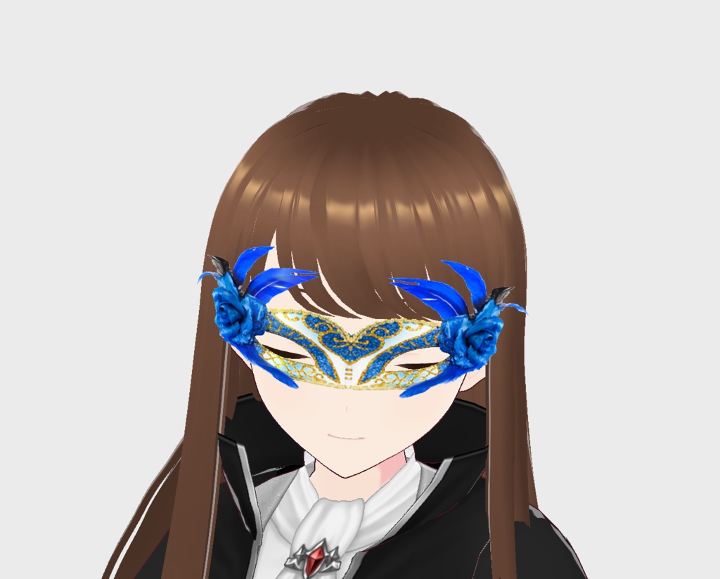 VroidStudioアバター用仮面B（10色セット） - 鳳〜OHTORI〜 - BOOTH