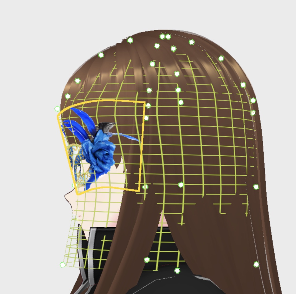 VroidStudioアバター用仮面B（10色セット） - 鳳〜OHTORI〜 - BOOTH