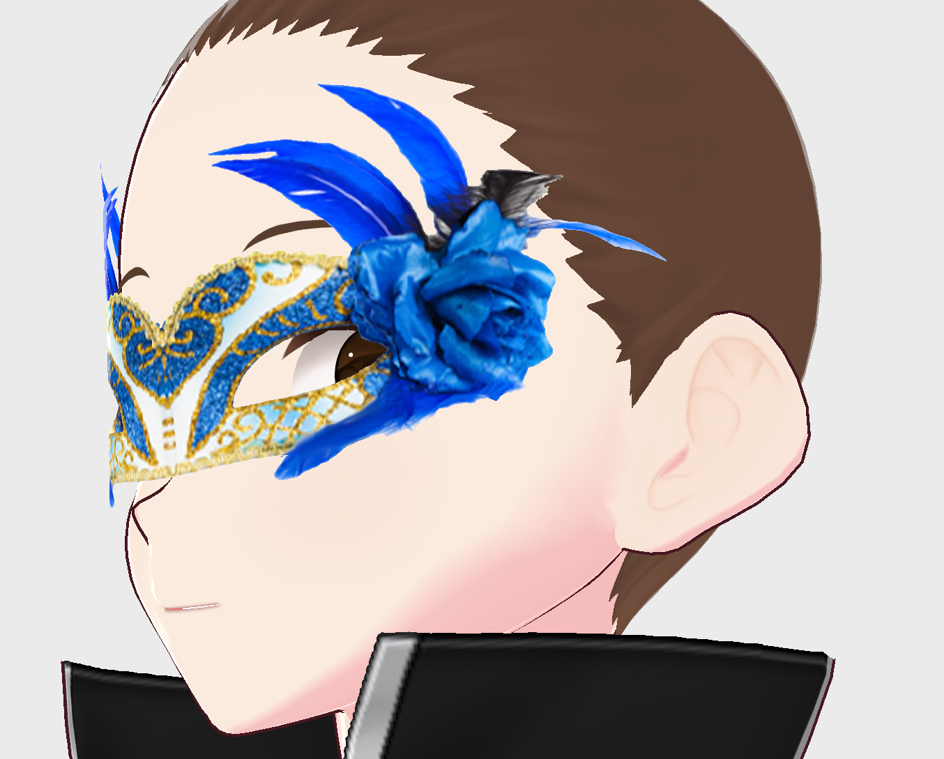 VroidStudioアバター用仮面B（10色セット） - 鳳〜OHTORI〜 - BOOTH