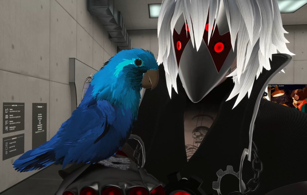 Vrchat Parrot Companion - Utsu Labs - BOOTH