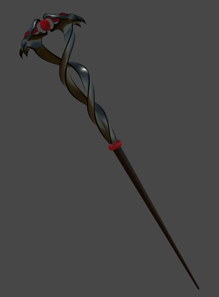 Dragon Scepter-Cane / Vrchat Asset - Utsu Labs - BOOTH