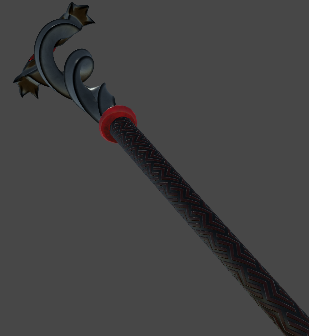 Dragon Scepter-Cane / Vrchat Asset - Utsu Labs - BOOTH