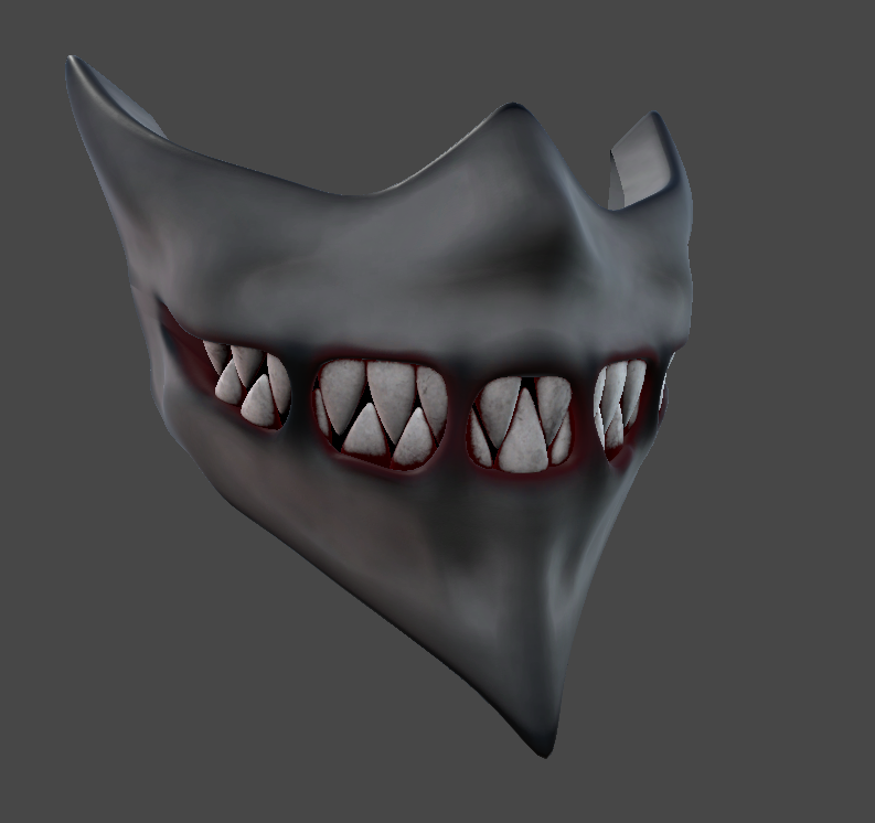 Ghost Smile Mask / Vrchat Asset - Utsu Labs - BOOTH