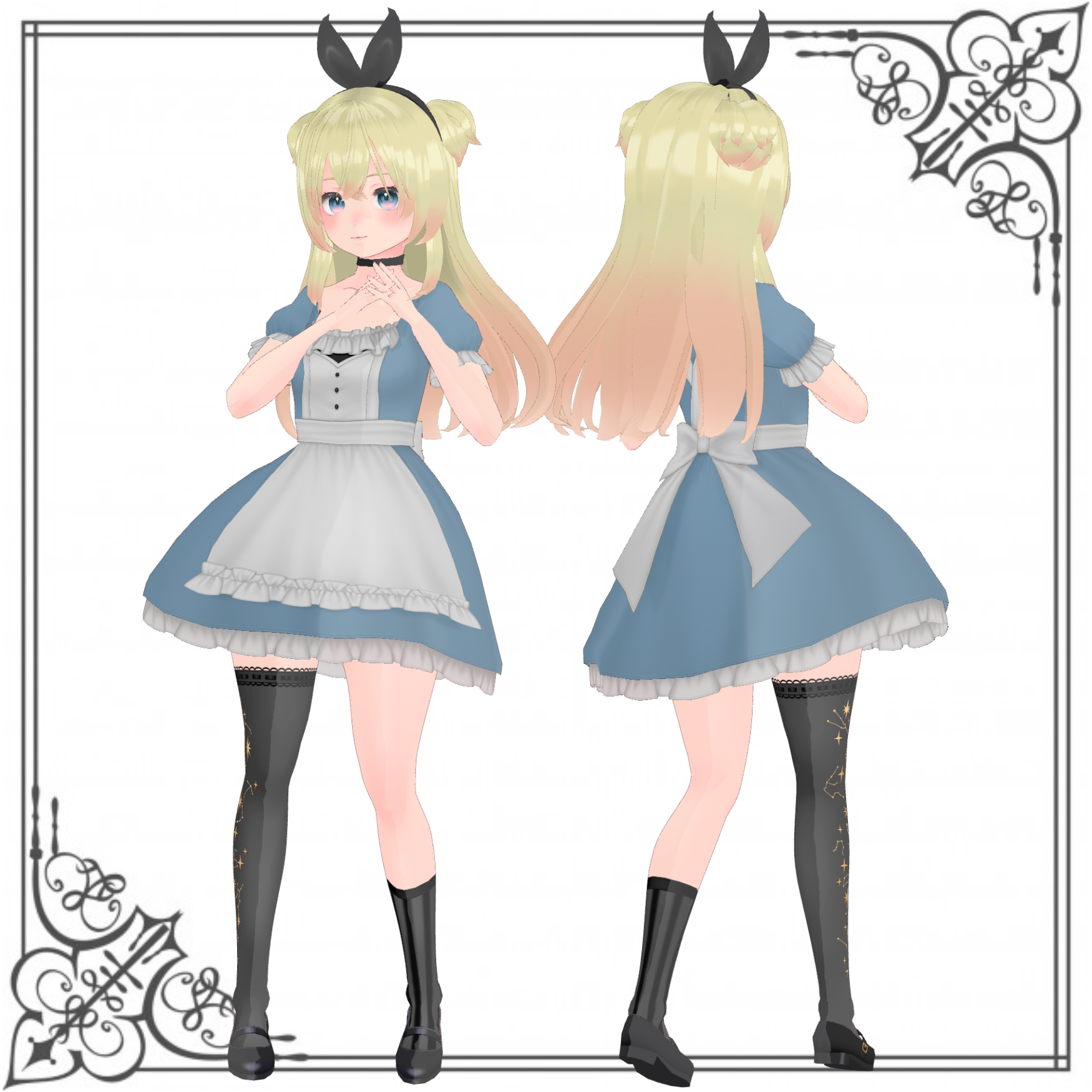 【Vroid製3Dモデル】Alice－アリーチェ－ - ぽえるSHOP(エルフの森焼け跡地) - BOOTH