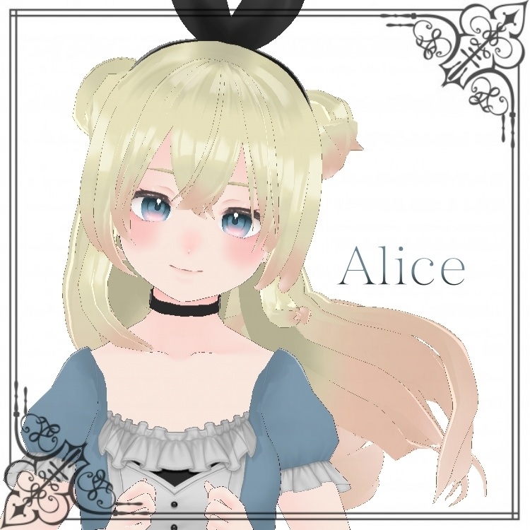 【Vroid製3Dモデル】Alice－アリーチェ－ - 犬山いぬぽえるSHOP - BOOTH