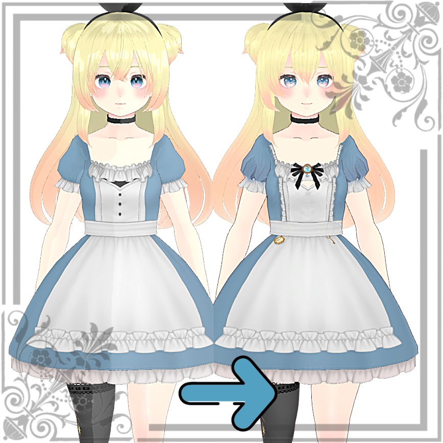 【Vroid製3Dモデル】Alice－アリーチェ－ - 犬山いぬぽえるSHOP - BOOTH