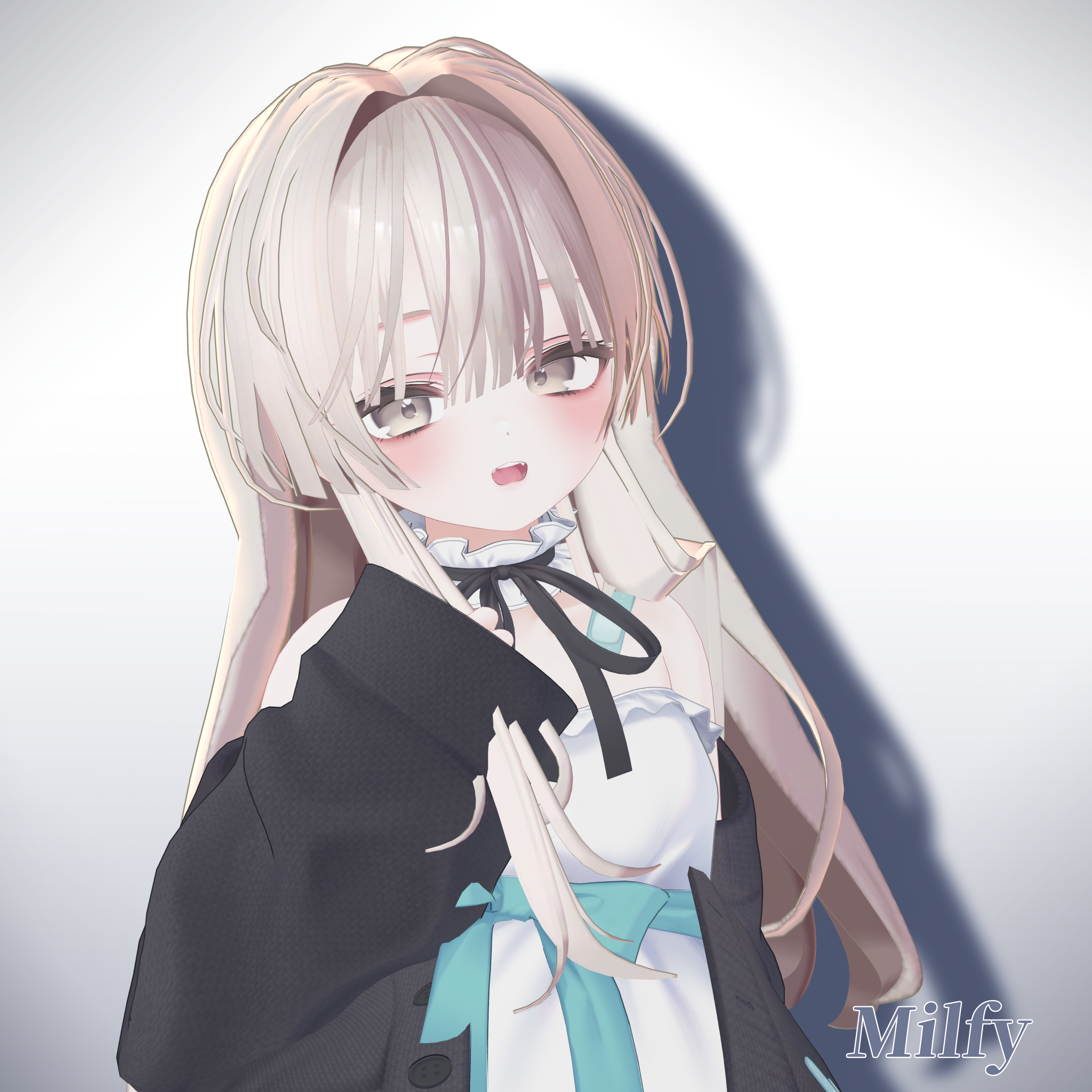 姫カット風ロングヘア - Silky Princess Hair -【9アバター対応】 - わをんワールド - BOOTH