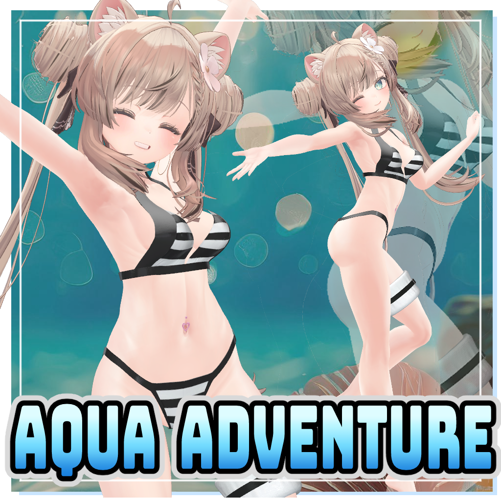 【マヌカ用】AQUA ADVENTURE【VRChat想定】 - UPPER CAT - BOOTH