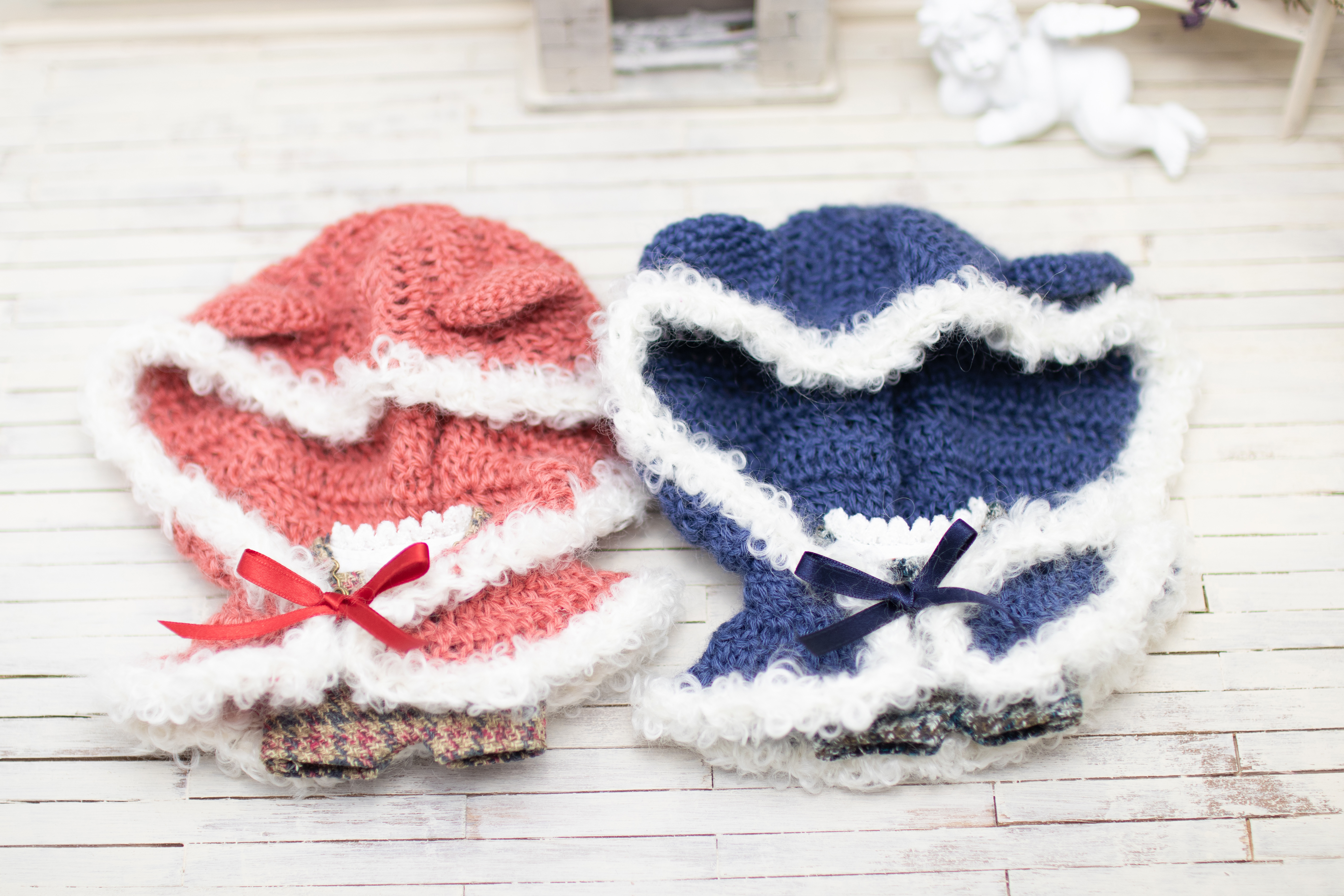 ニットケープ&サロペットセット - Larmes d'ange - BOOTH