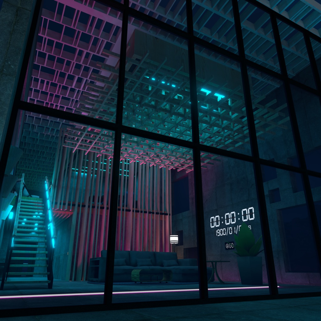 【VRワールド】Louver House for VRChat [ World Assets for VRChat ] - Michigari ...