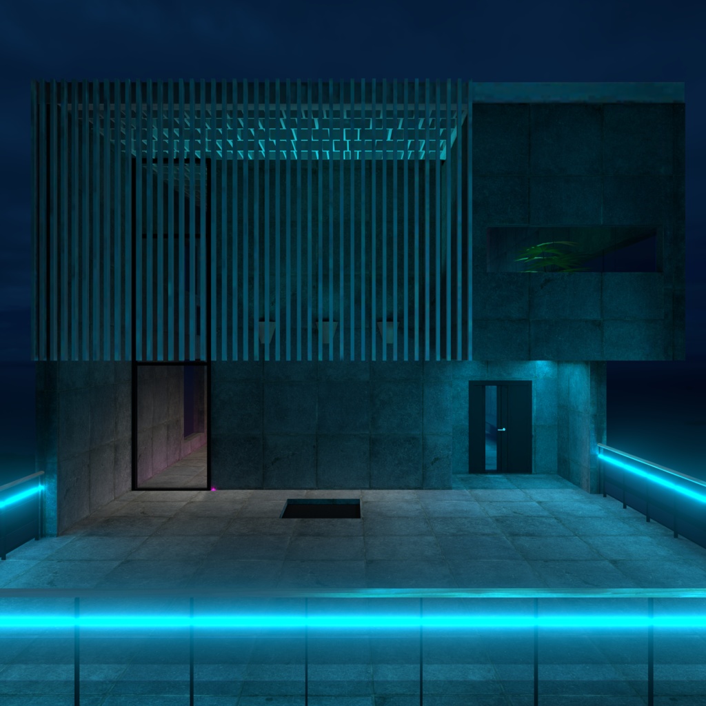 【VRワールド】Louver House for VRChat [ World Assets for VRChat ] - Michigari ...