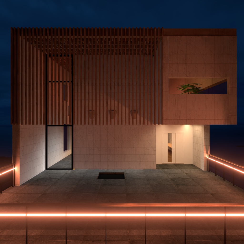 【VRワールド】Louver House for VRChat [ World Assets for VRChat ] - Michigari ...