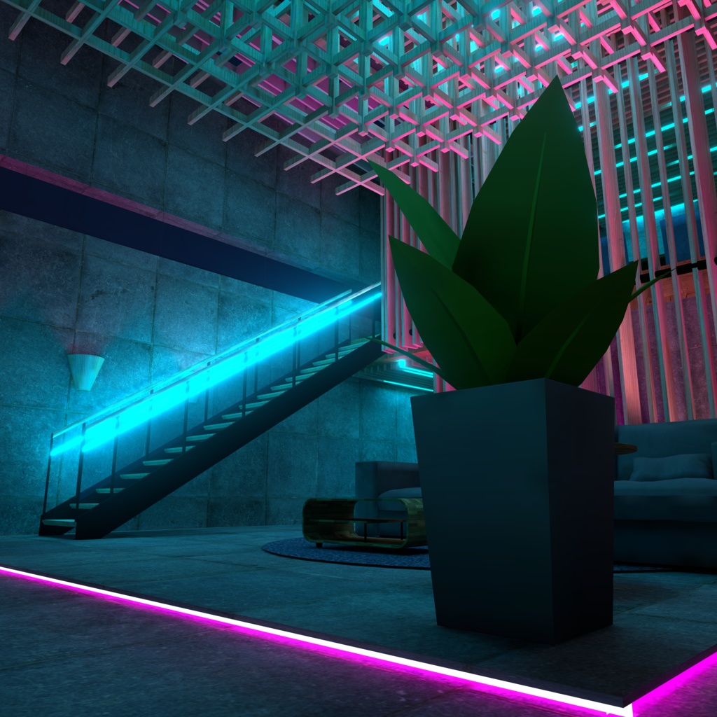 【VRワールド】Louver House for VRChat [ World Assets for VRChat ] - Michigari ...