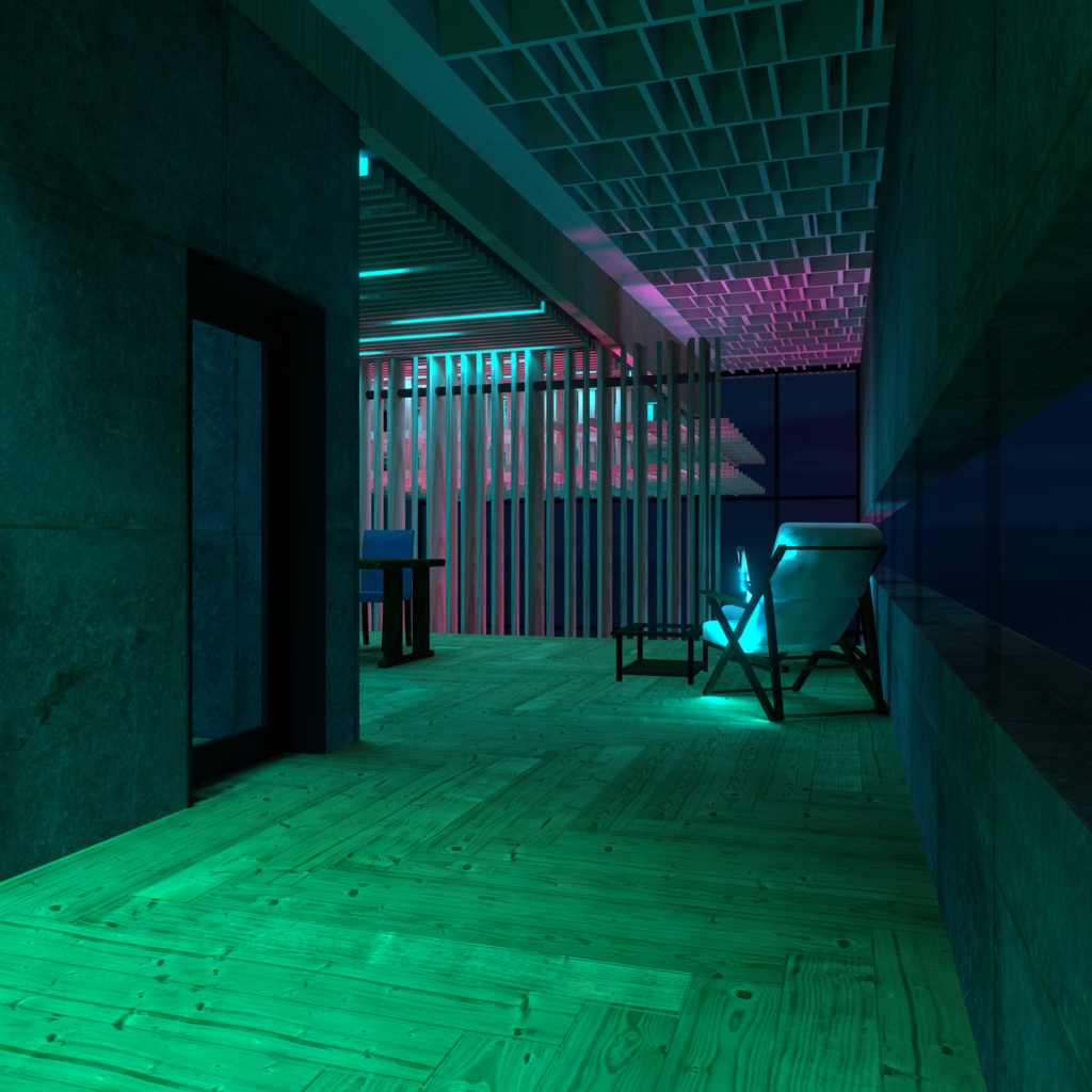 【VRワールド】Louver House for VRChat [ World Assets for VRChat ] - Michigari ...