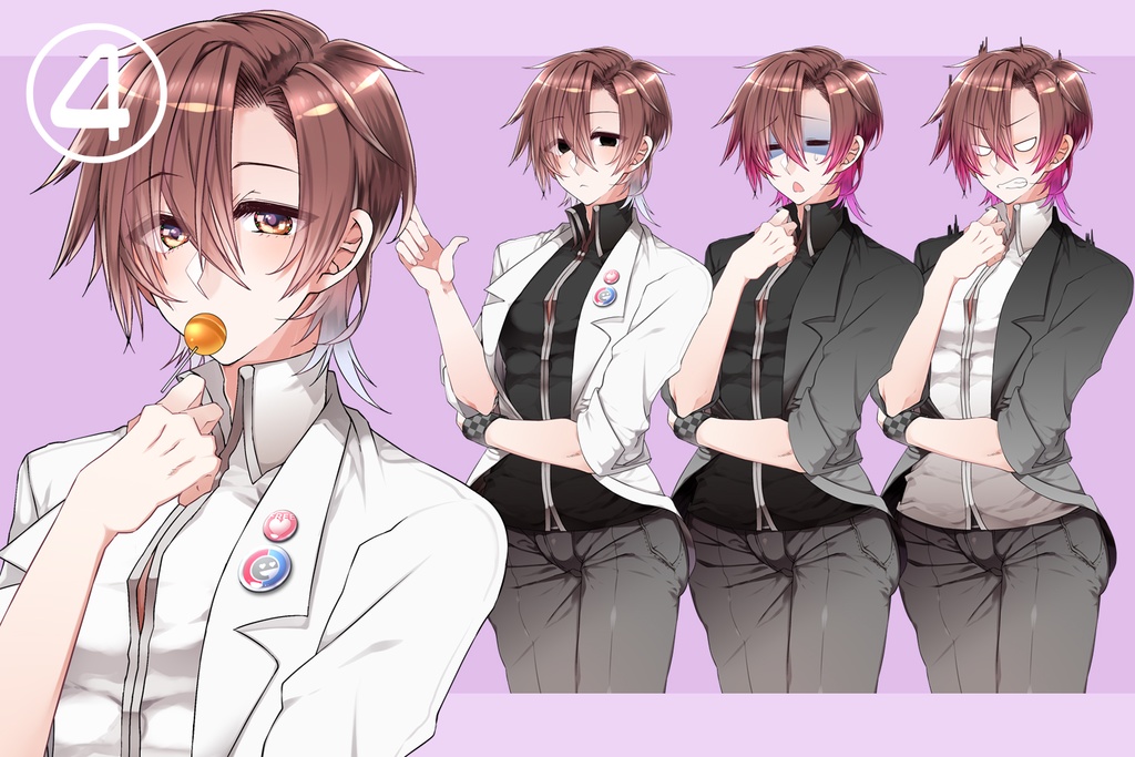 タカハシくんの立ち絵まとめ - trpg01 - BOOTH