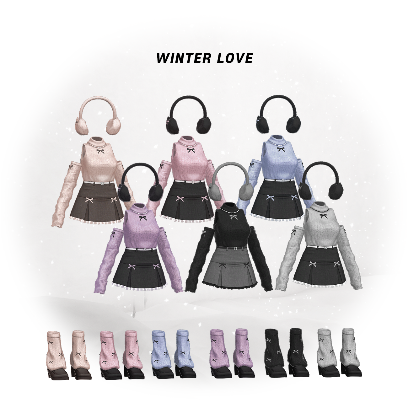 【キシャ(Kisha)用】 4 Clothes Set - くらくら - BOOTH