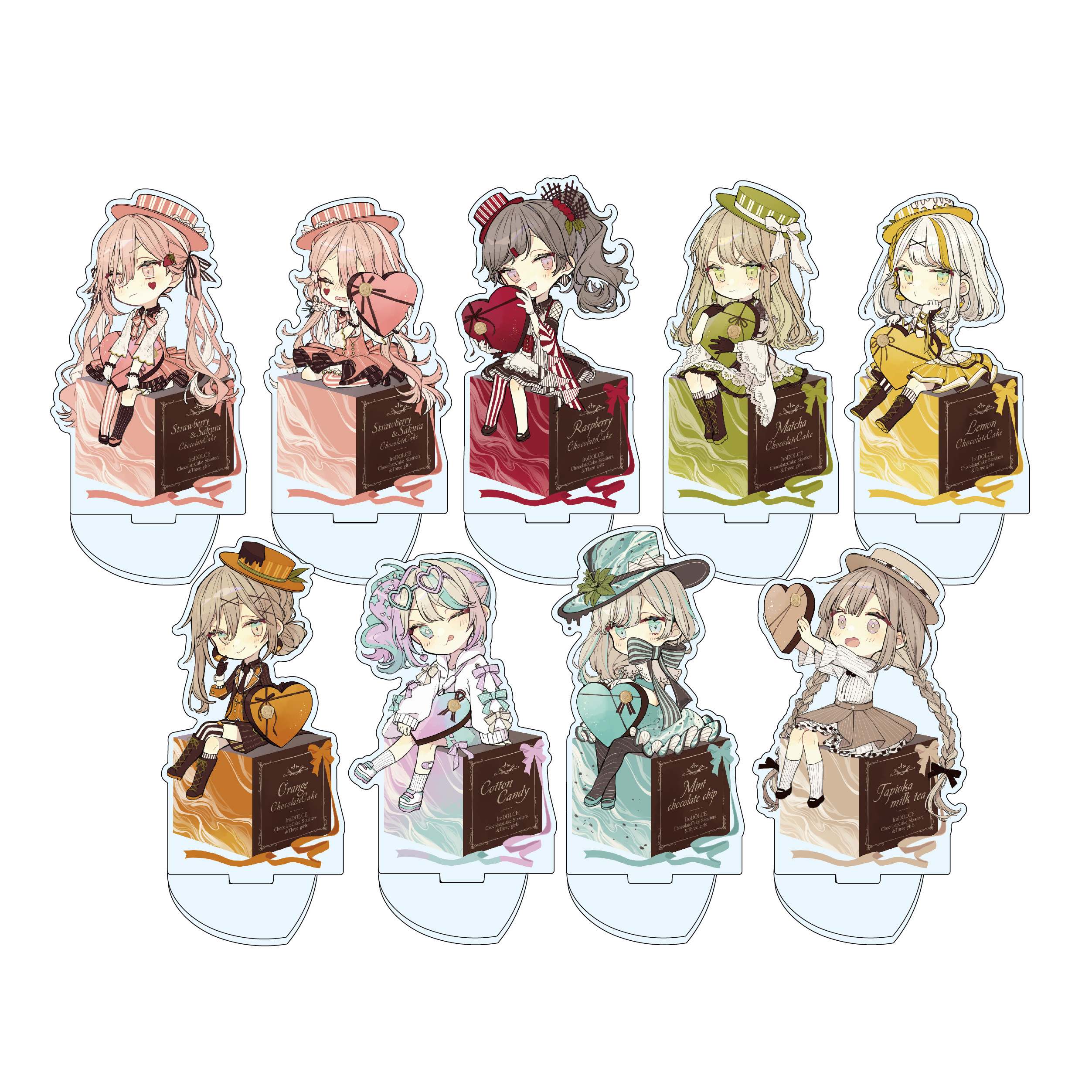 ランダムミニアクスタ 全9種 - pixiv WAEN GALLERY - BOOTH