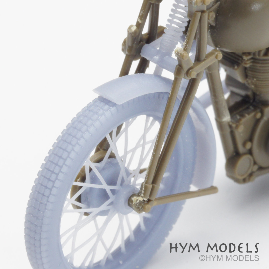 1/35 イギリス軍用オートバイ BSA M20 トライアル車両カスタムセット - HYM MODELS - BOOTH