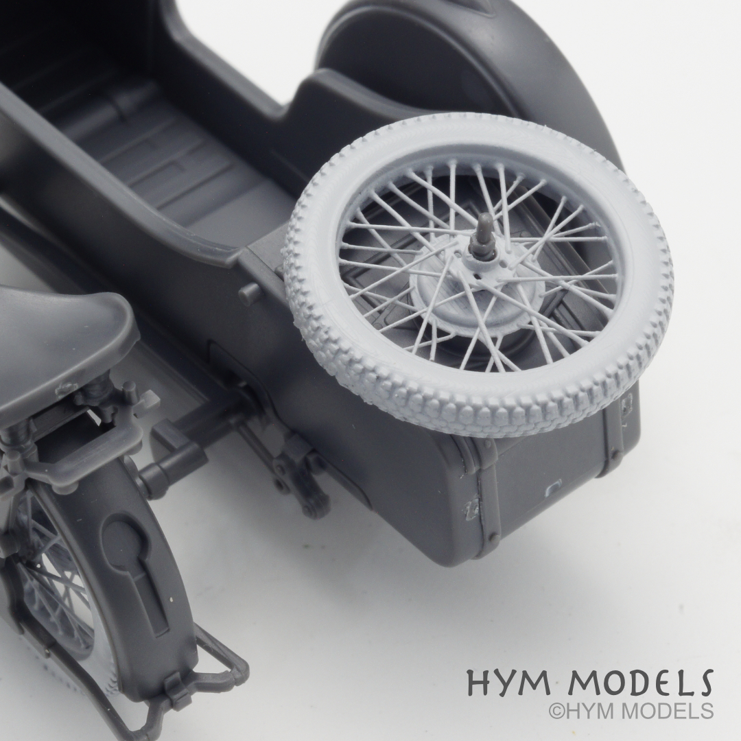 1:35 KS600 sidecar detail parts set - HYM MODELS - BOOTH