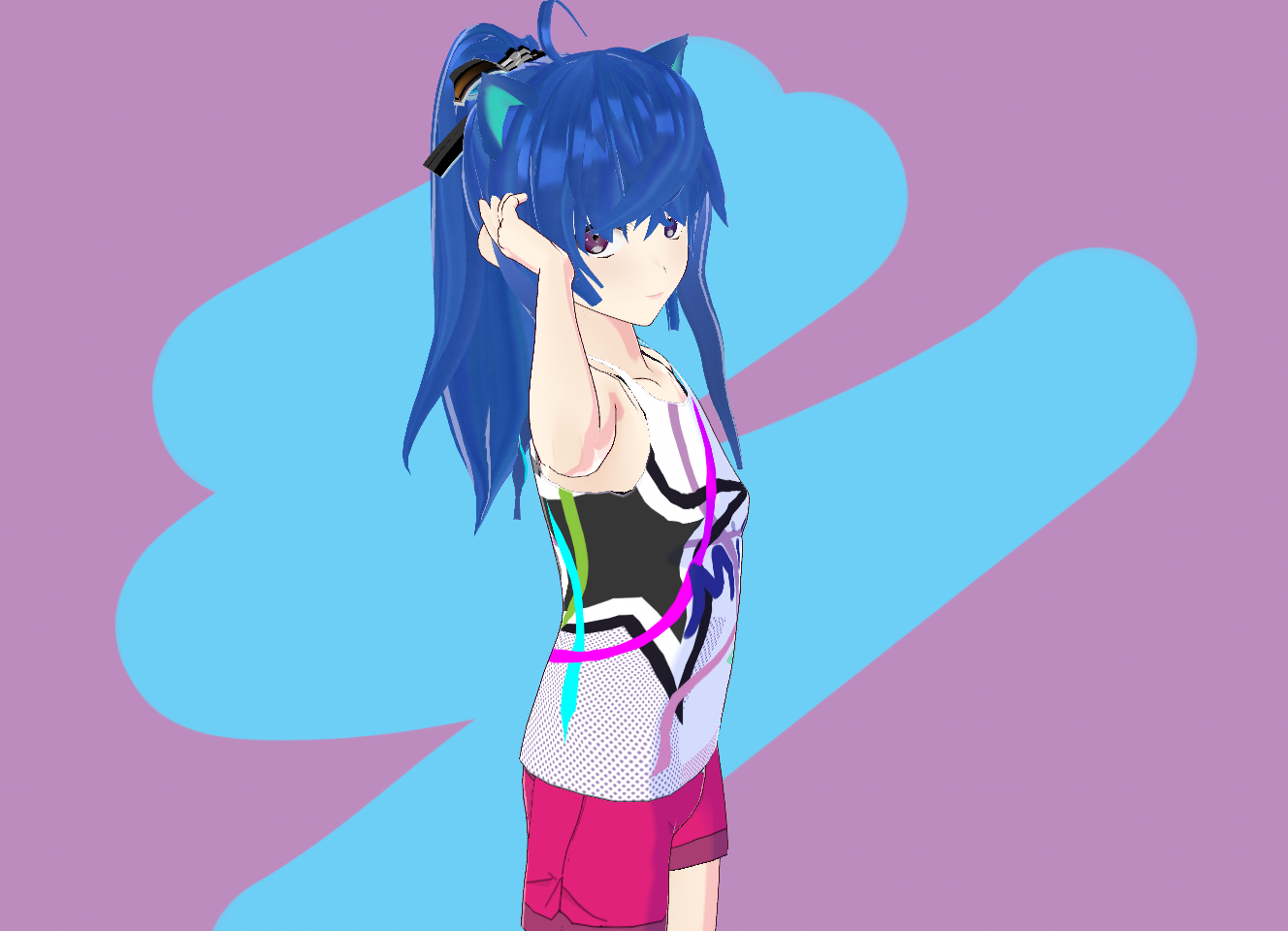 Mizu Vroid Top Texture - Amoeher Workshop [アモエハー工房] - BOOTH