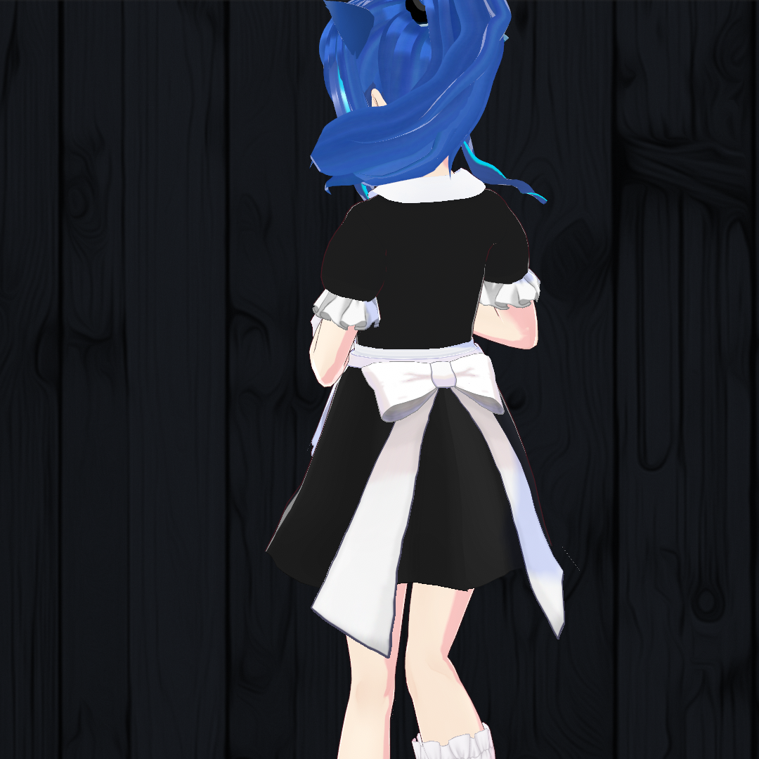 Maid Dress Kit Vroid [VRoid用カスタムアイテム メイドドレスキット] Custom Item - Amoeher ...