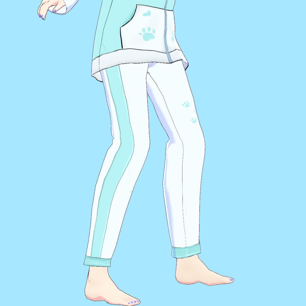 Neko Jacket Pants VRoid Outfit [ネコジャケットパンツ VRoid] - Amoeher Workshop ...
