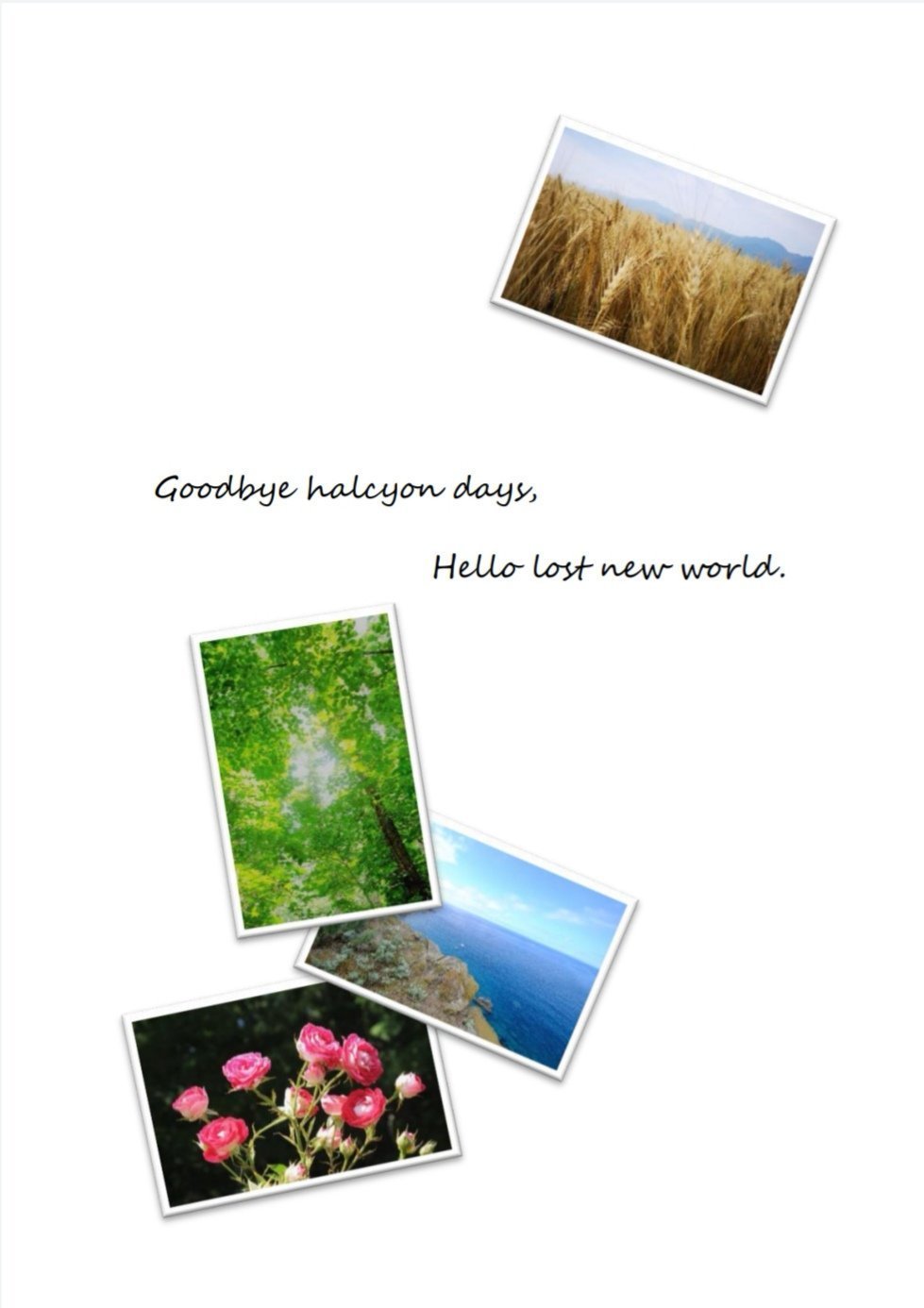 Goodbye halcyon days,Hello Lost new world. - つるぴっつやさん - BOOTH