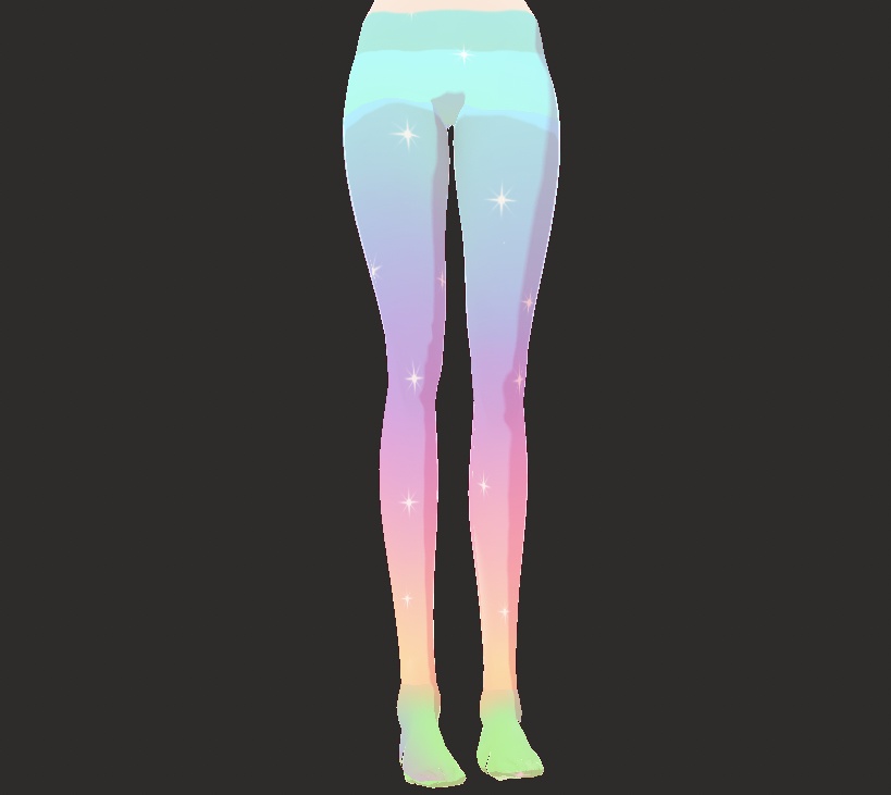 Rainbow Sparkle Stockings - SwampRatShop - BOOTH