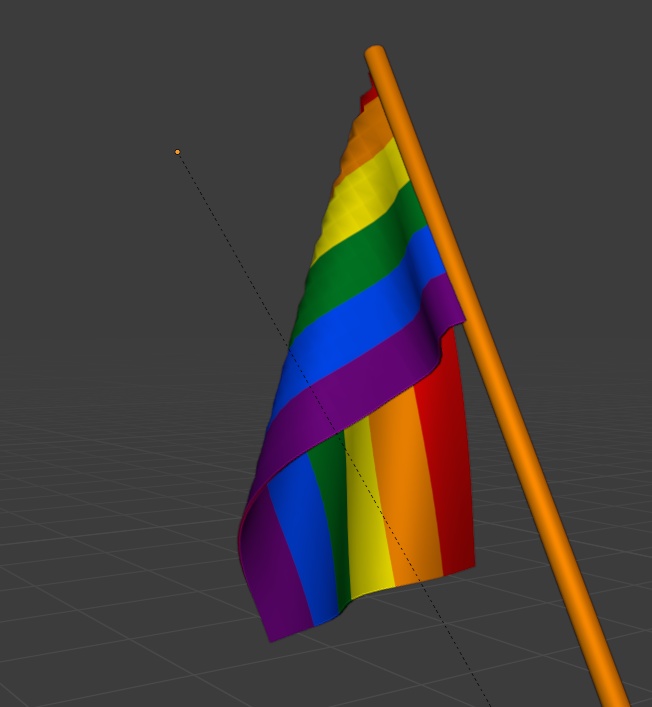 Pride Flag Fbx / Blend - twktemplar - BOOTH
