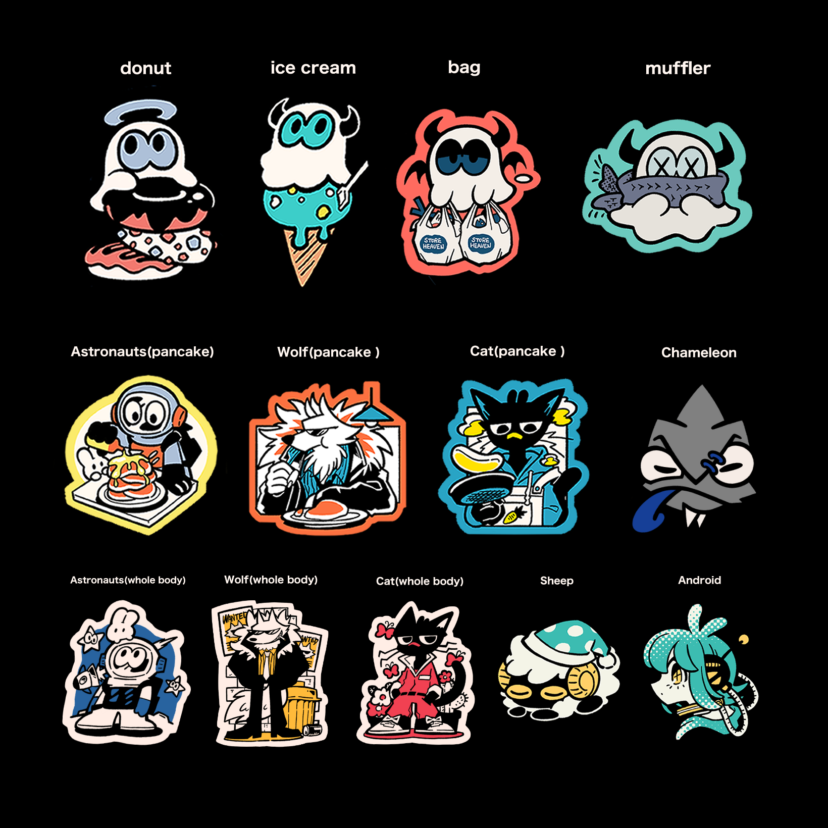 ステッカー - Deli-Planet - BOOTH