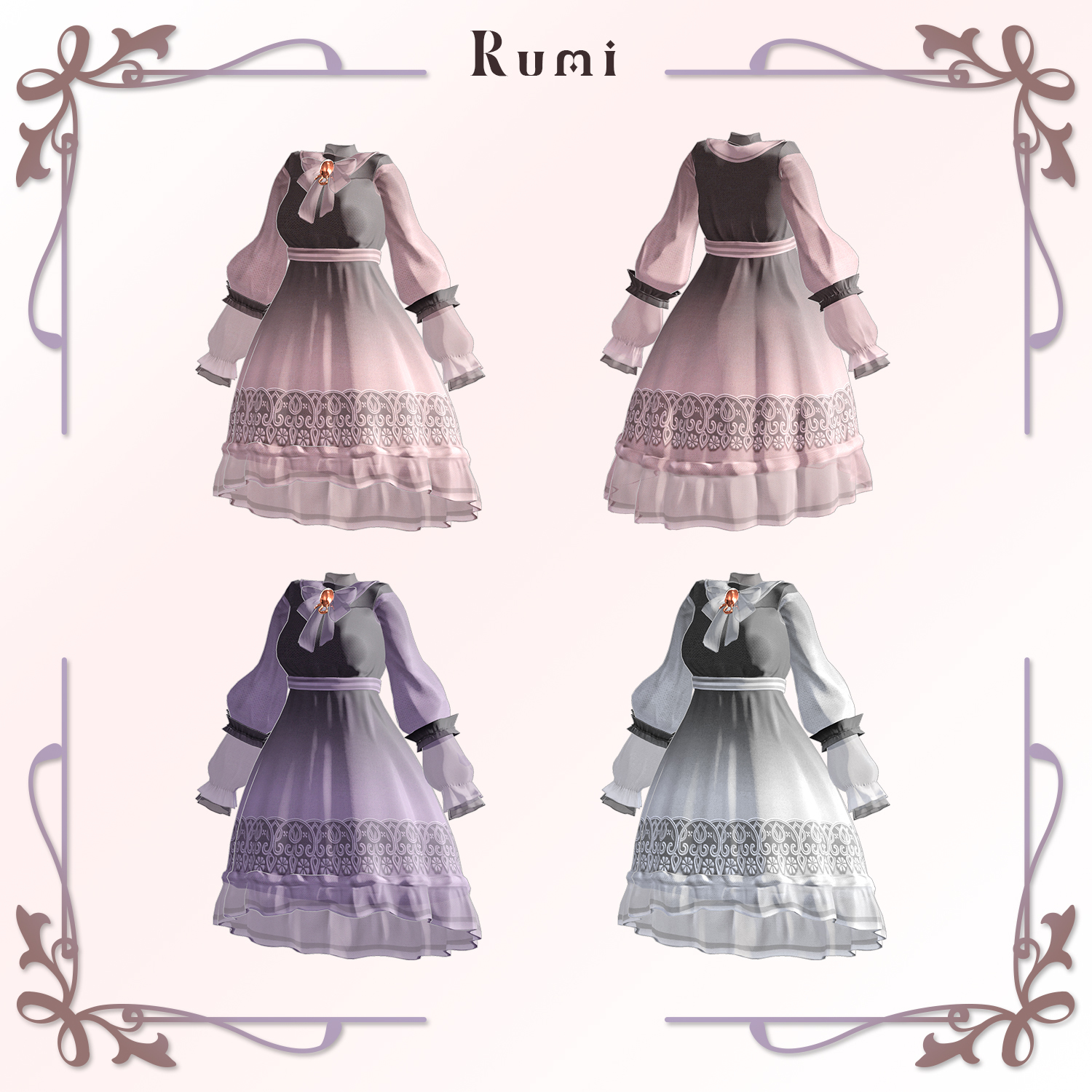 【PB】【4アバター対応】 Lavender May 【VRChat想定】 - ルミ - BOOTH