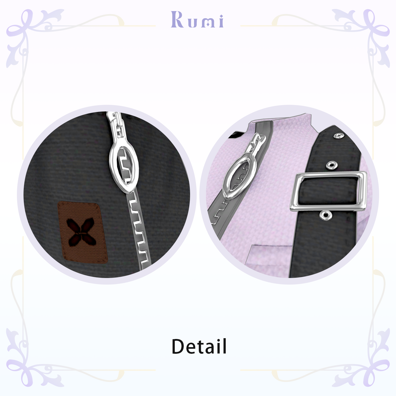 【PB】【5アバター対応】 Zipper Dress 【VRChat想定】 - ルミ - BOOTH