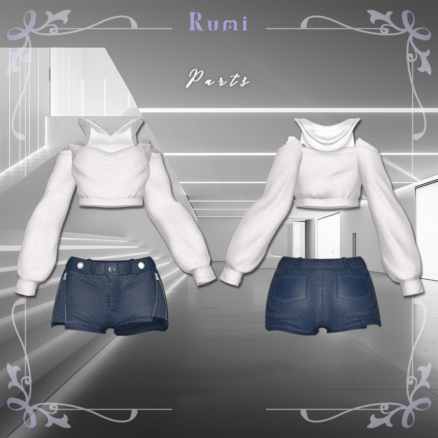 【PB】【5アバター対応】 White Cube 【VRChat想定】 - ルミ - BOOTH