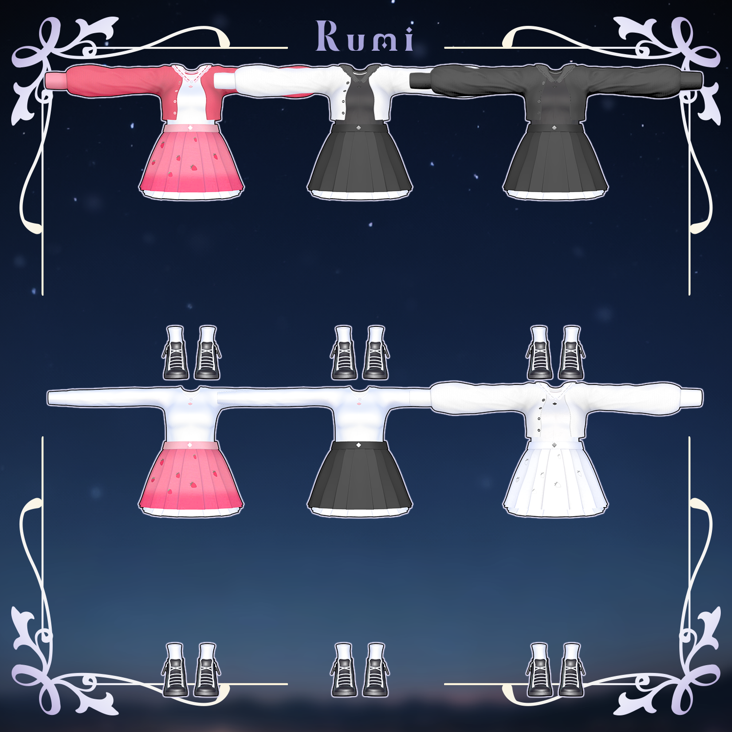 【PB】【2アバター対応】 STberry 【VRChat想定】 - ルミ - BOOTH