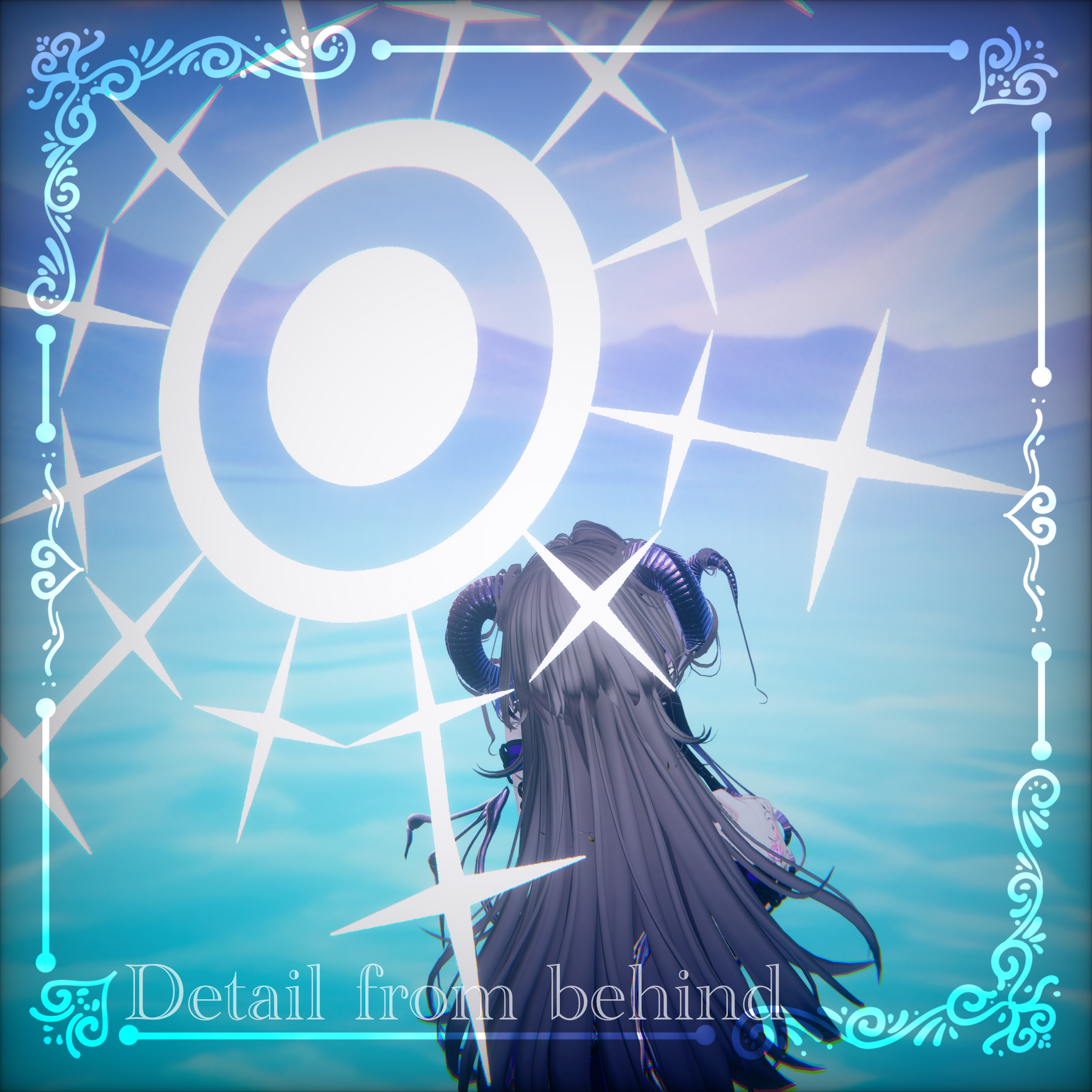 【VRChat想定】Astral Dimension【亜空間と十字架のヘイロー】 - 夜乃華 - BOOTH