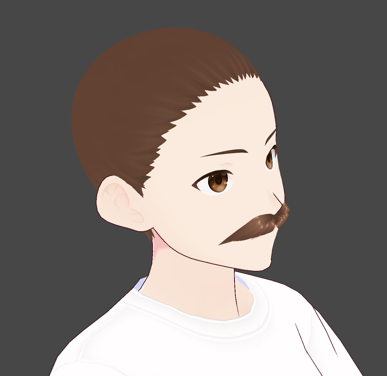 Vroid | Moustache Preset | Full shaped beard | Updated for VRoid 1.0 ...