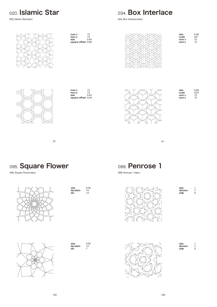 Tiling Pattern with Houdini 〜Houdiniを使った幾何学パラメトリックタイリング模様〜（電子本） - Orange Jellies 堀川淳一郎 - BOOTH