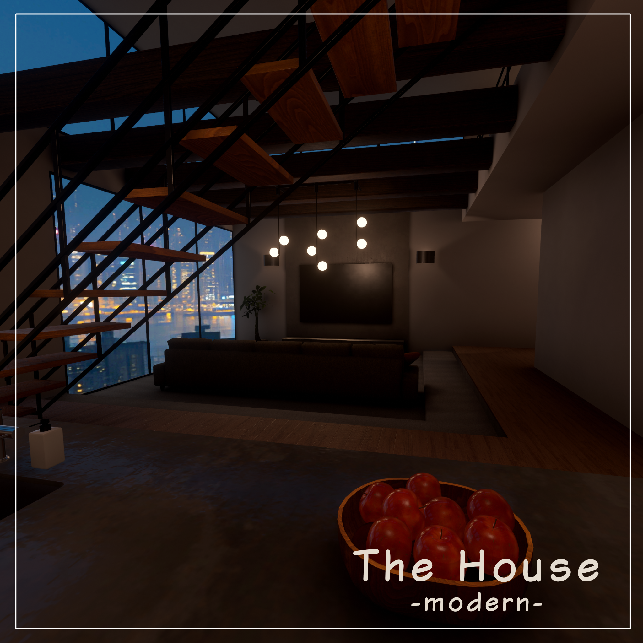 【VRCワールド】The house -modern- - PatchRoom - BOOTH