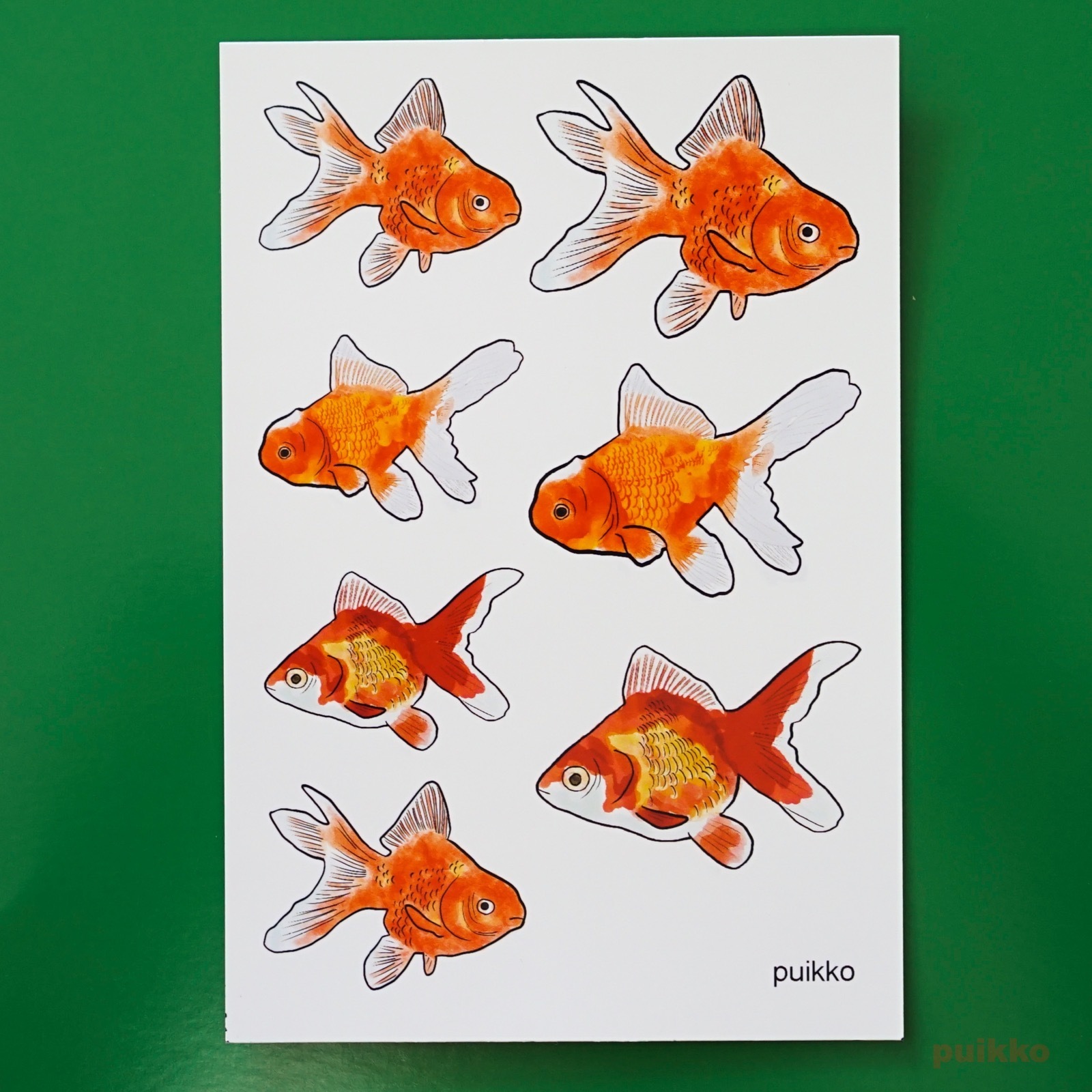 タトゥーシール 金魚イラスト5 - puikko - BOOTH